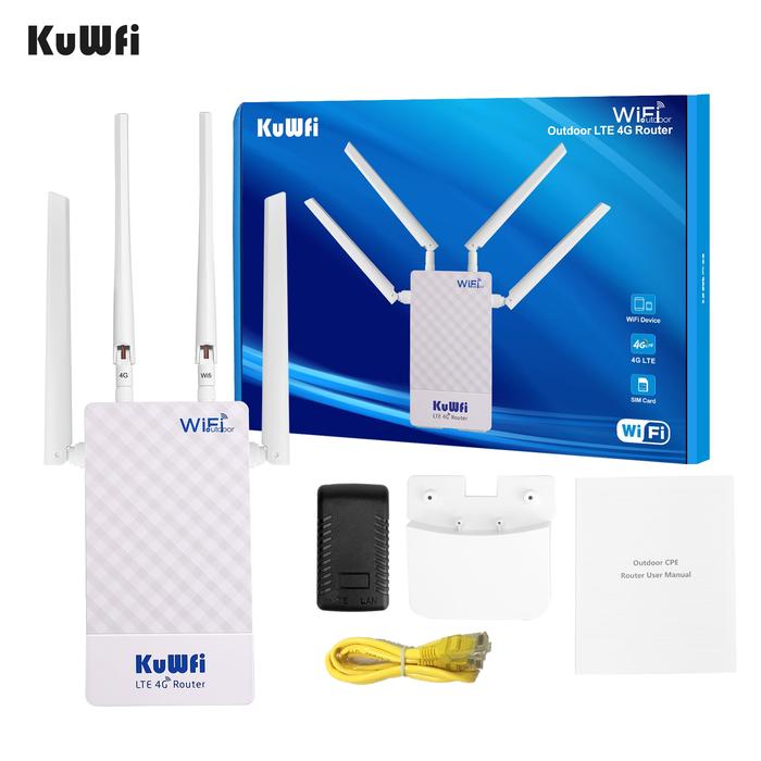Jual Outdoor 4G Lte Router 150Mbps Wifi Router External Antenna Wan Aln ...