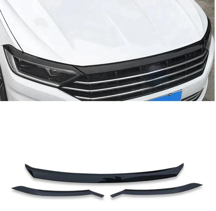 Jual Front Hood Engine Mesh Grill Lip Garnish Cover Kit Trim Exterior ...