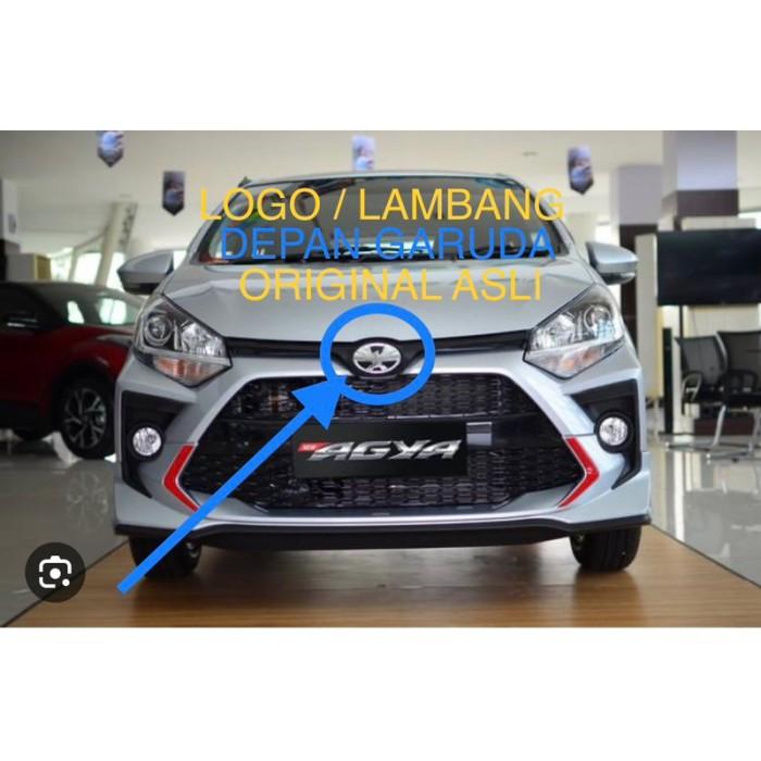 Jual LOGO LAMBANG EMBLEM MEREK DEPAN GARUDA TOYOTA AGYA ORIGINAL ASLI ...