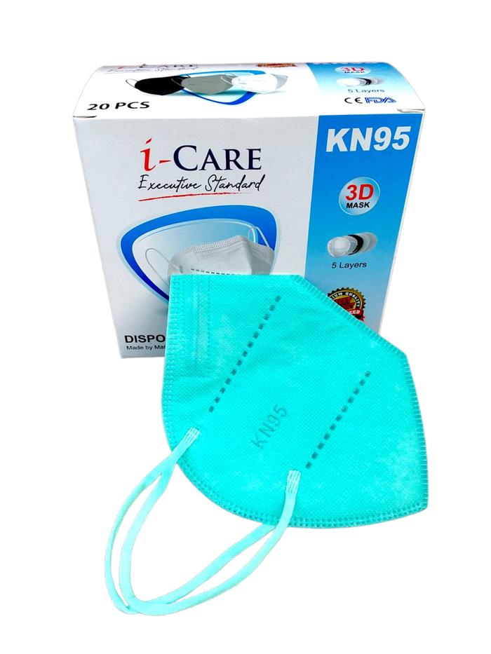 Jual Masker 5ply KN95 Earloop ICare Hygenix 3D Mask Isi10pc Kelipatan ...