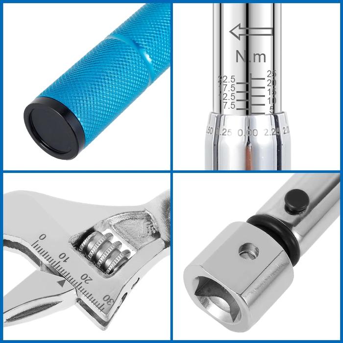 Jual . Digital Adjustable Torque Wrench Steel Open End Interchangeable ...