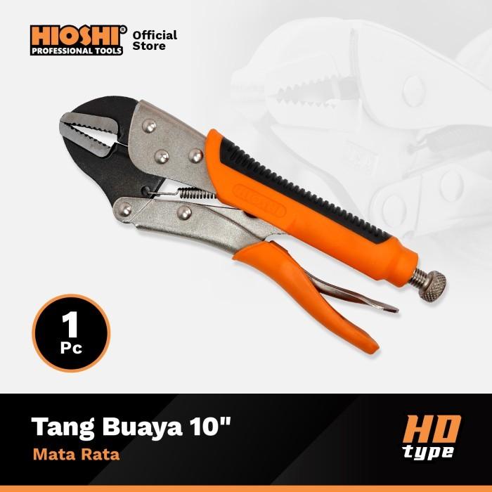 Jual TANG BUAYA 10” MATA RATA (LAPIS KARET) HIOSHI HD - Jakarta Barat ...