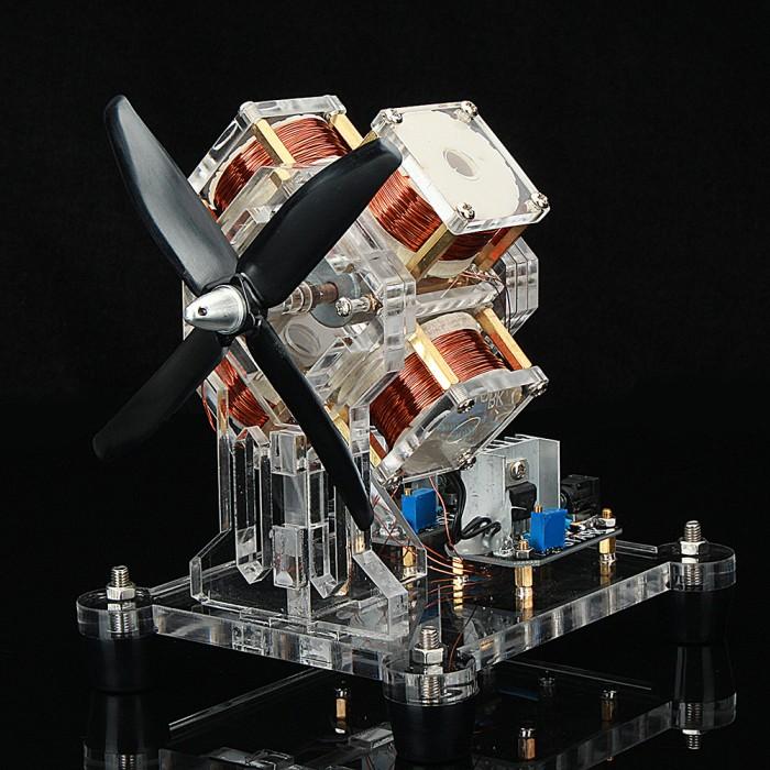 Jual . Four Coil Brushless Motor Fan Blade High-Speed Turbine Hall ...