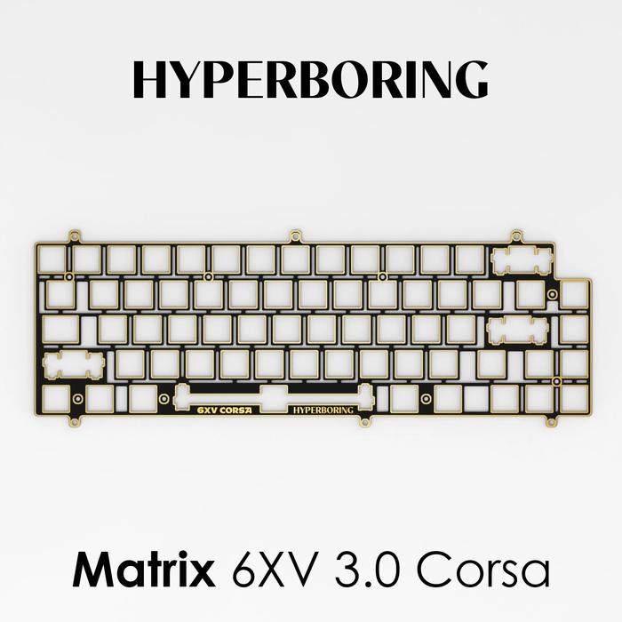 Jual Matrix 6Xv 3.0 Corsa Mechanical Keyboard Pc Pom Fr4 Plate Only ...