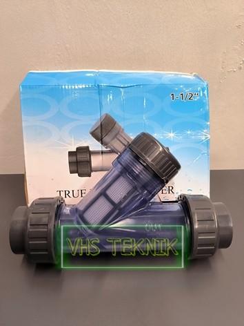 Jual Y STRAINER PVC / Y STRAINER UPVC 1 1/2" SOCKET CLEAR BODY BENING ...