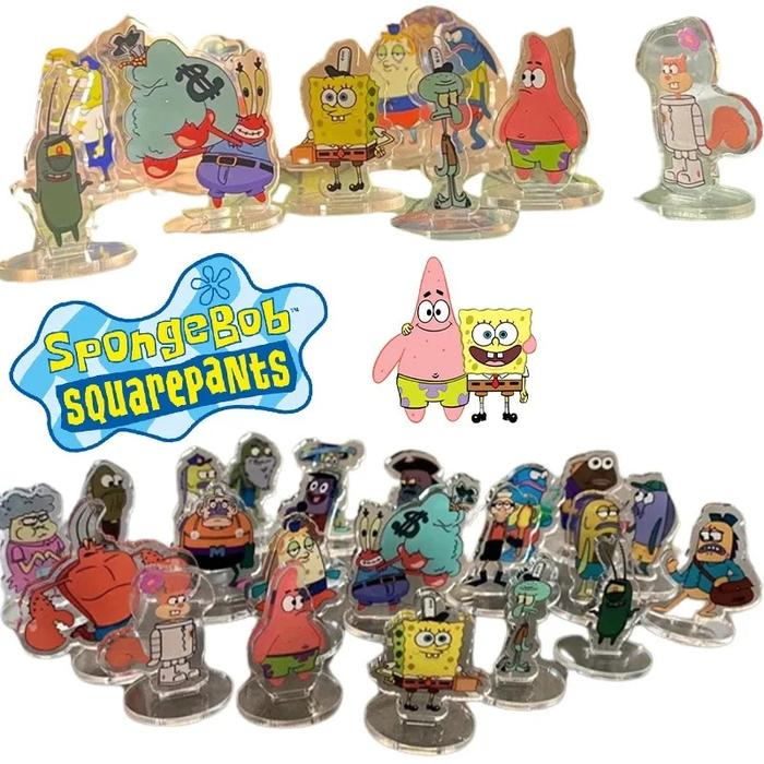 Jual Spongebob Standing Sign Patrick Star Krabs Squidward Cartoon Pla ...