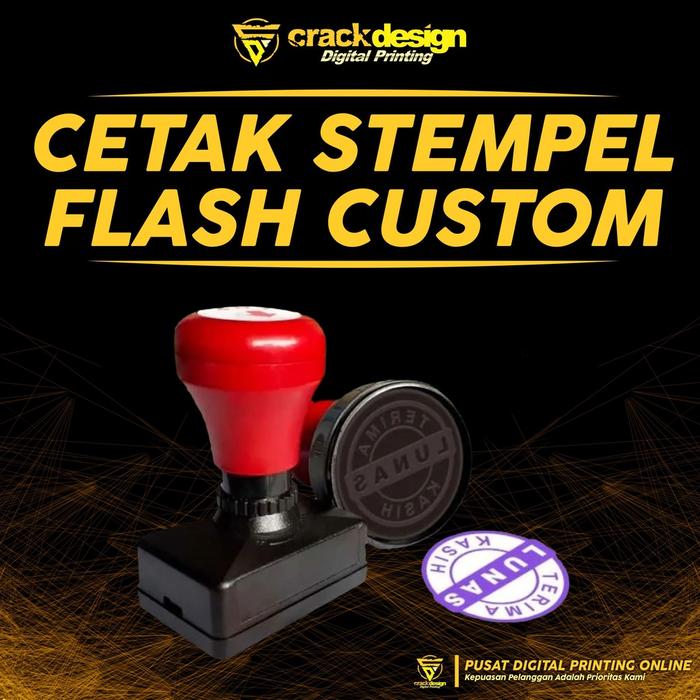 Jual CETAK STEMPEL CUSTOM OTOMATIS STEMPEL FLASH CETAK SETEMPEL PRINT - Kab. Badung ...