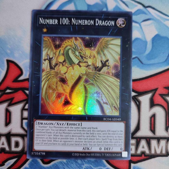 Jual yugioh AE number 100 numeron dragon RC04-AE040 SR original - Jakarta Barat - Jprimary ...