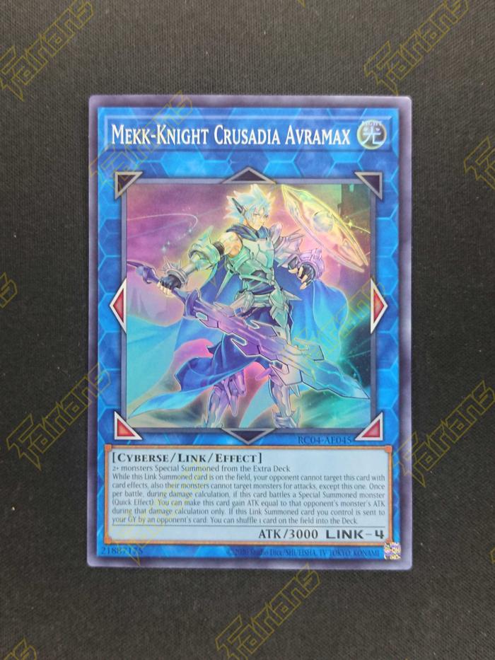 Jual YuGiOh AE RC04-AE045 Mekk-Knight Crusadia Avramax - Super Rare ...