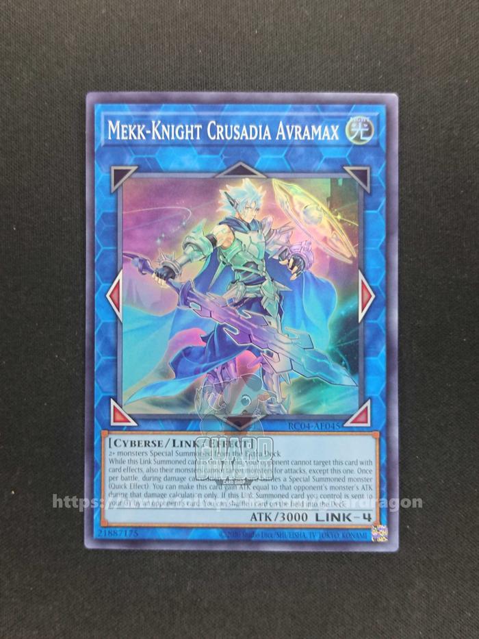 Jual YuGiOh AE RC04-AE045 Mekk-Knight Crusadia Avramax - Super Rare ...