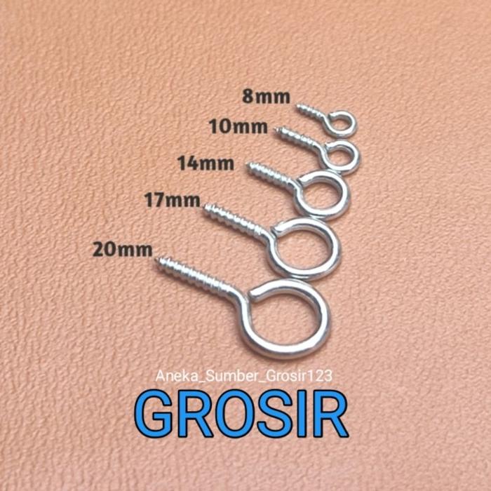 Jual Ks Paku Gantungan Kunci Sekrup Paku Ulir Skrup Bahan Baku Souvenir ...