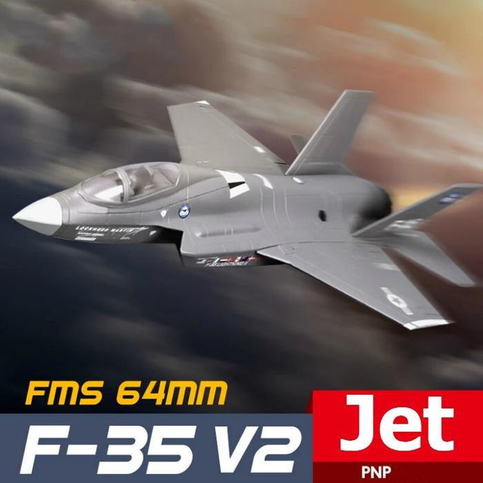 Jual Fms Rc Airplane 64Mm F35 F35 V2 Lightning Ducted Fan Edf Jet Gre - Kota Bekasi - Acacia ...