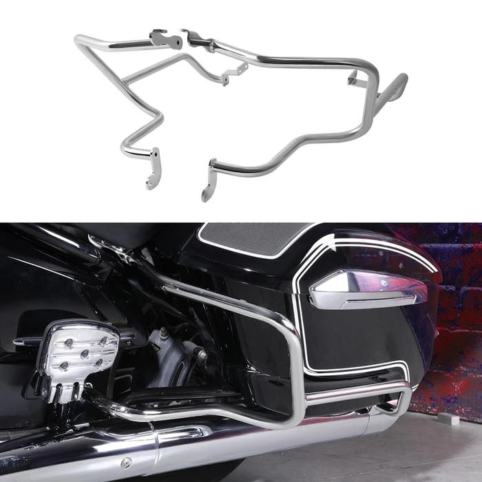Jual Motorcycle Saddlebag Highway Crash Bars Engine Guard Protect For ...
