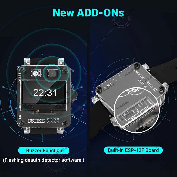 Jual NT DSTIK WiFi Deauther Watch SE ESP8266 Programmable Development - Jakarta Pusat - Nobitech ...