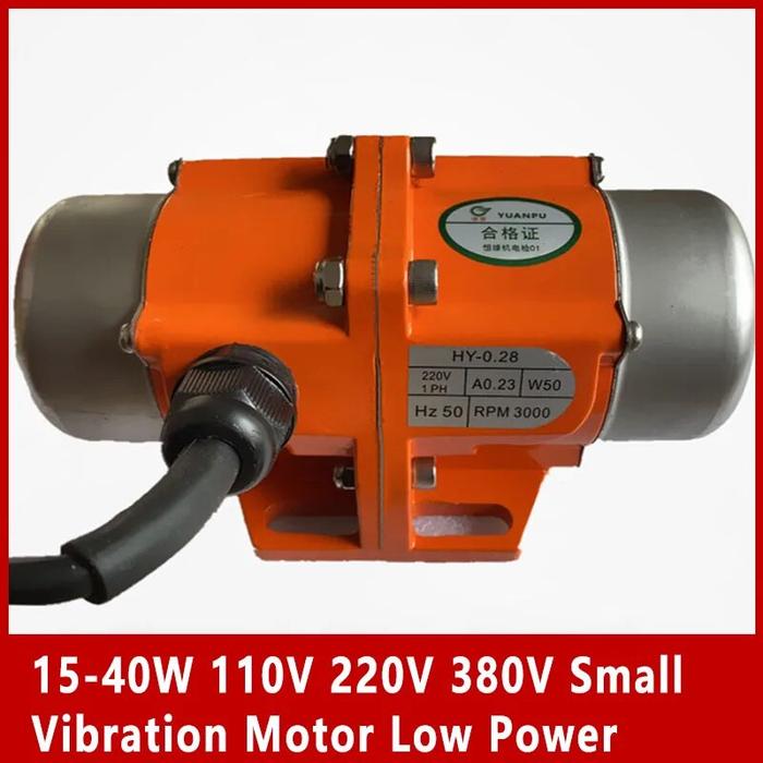 Jual 15-40W 110V 220V 380V Small Vibration Motor Blanking Vibrator ...