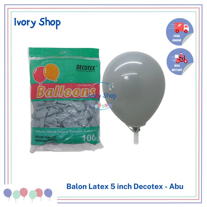 Jual Balon Latex Doff 5 inch satuan Balon kecil isi balon pvc - Coffe ...