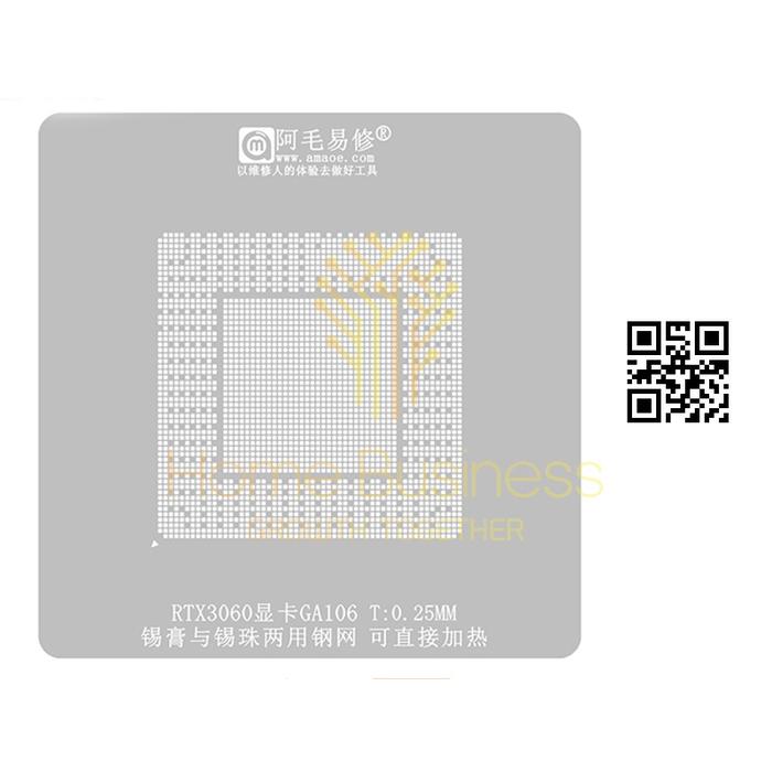 Jual AMAO Cetakan Stencil Plat 70X RTX3060 RX580 RTX 3060 580 GN20 E3 A1 E5 - Jakarta Timur ...