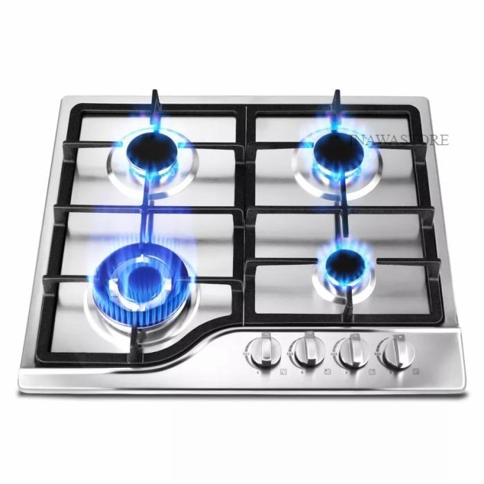 Jual Kompor Gas 4 Tungku Tanam Baja Anti Karat Automatic Pulse NG/LPG ...