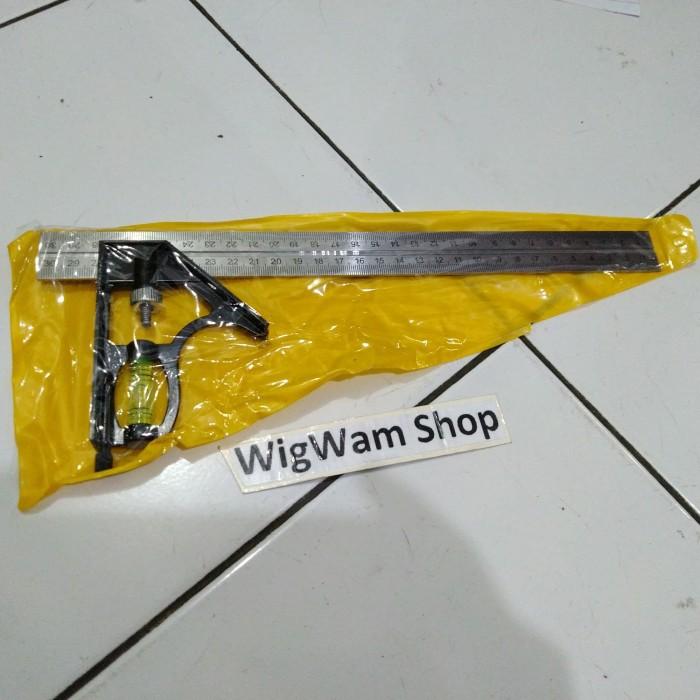 Jual Penggaris Siku Kombinasi / Geser Waterpass / Combination Square ...