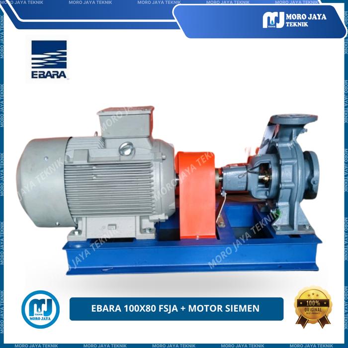 Jual Pompa Air Centrifugal Ebara 50x40 FSHA 5,5kw 7,5hp 3 PH Motor Siemens - Jakarta Barat ...