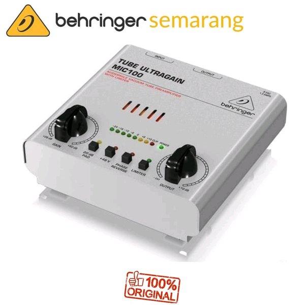 Jual Behringer MIC100 Audiophile Vacuum Tube Preamplifier with Limiter ...