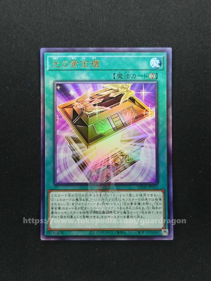 Jual YuGiOh OCG LEDE-JP051 Gold Sarcophagus of Light - Ultimate Rare - Kota Semarang ...