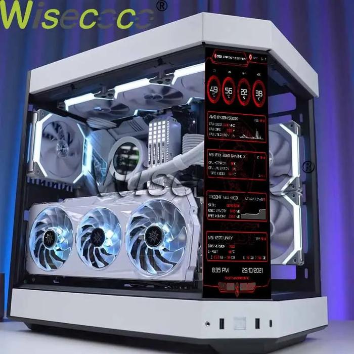 Jual PC Case DIY Hyte Y60 Bar LCD Display Long Strip Computer Monitor - Jakarta Timur ...