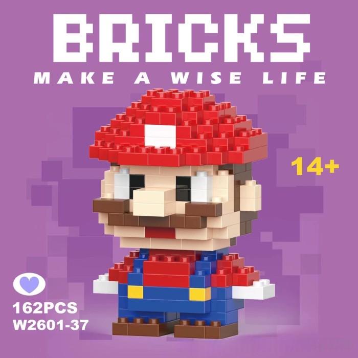 Jual CHARACTERS BRICKS MAKE A WISE LIFE balok blocks mini kecil ...