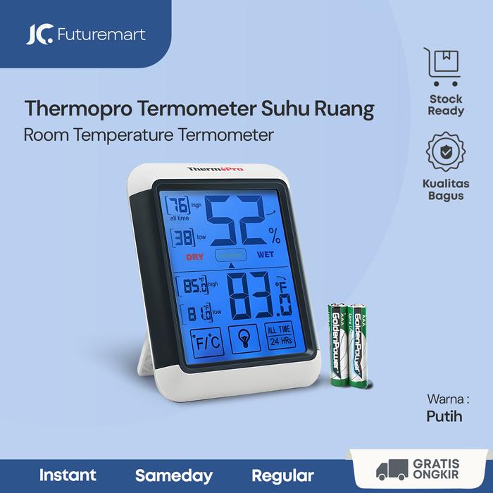 Promo Thermometer hygrometer humidity | termometer suhu ruang Thermopro ...
