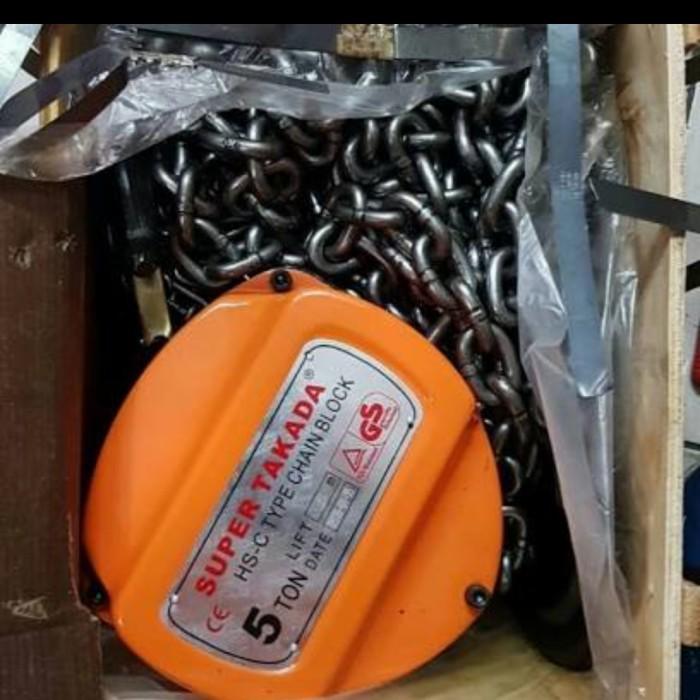 Jual Takel 5 ton x 3 meter super takada / Chain Block 5 ton Best - Kota ...