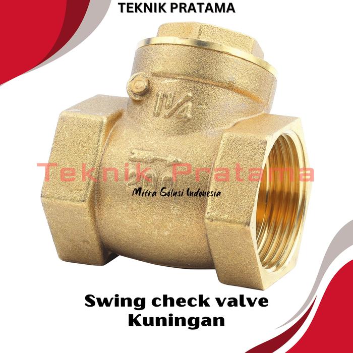 Jual 2" Swing Check Valve Kuningan / Klep Tabok Bronze 2" inch ...
