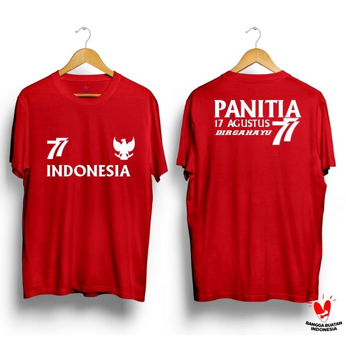 Jual Kaos Panitia 17 Agustus / Baju Panitia HUT RI Ke 77 / Tipe 1 - Kab. Tangerang - RianRohimat ...