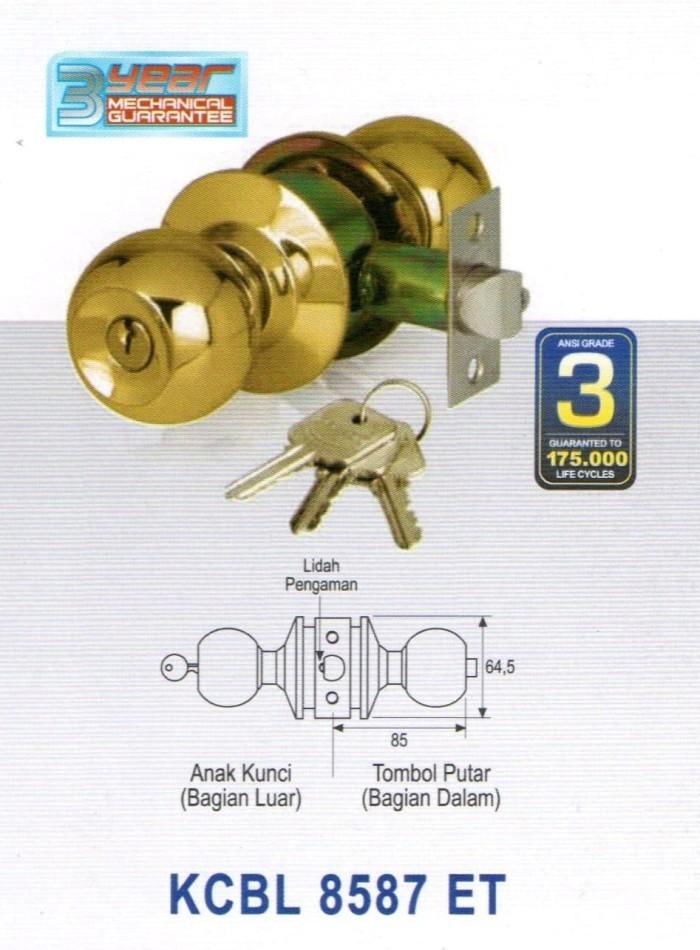Jual TERPERCAYA Kunci Bulat DEKKSON KCBL 8587 ET SSS / For Entrance ...