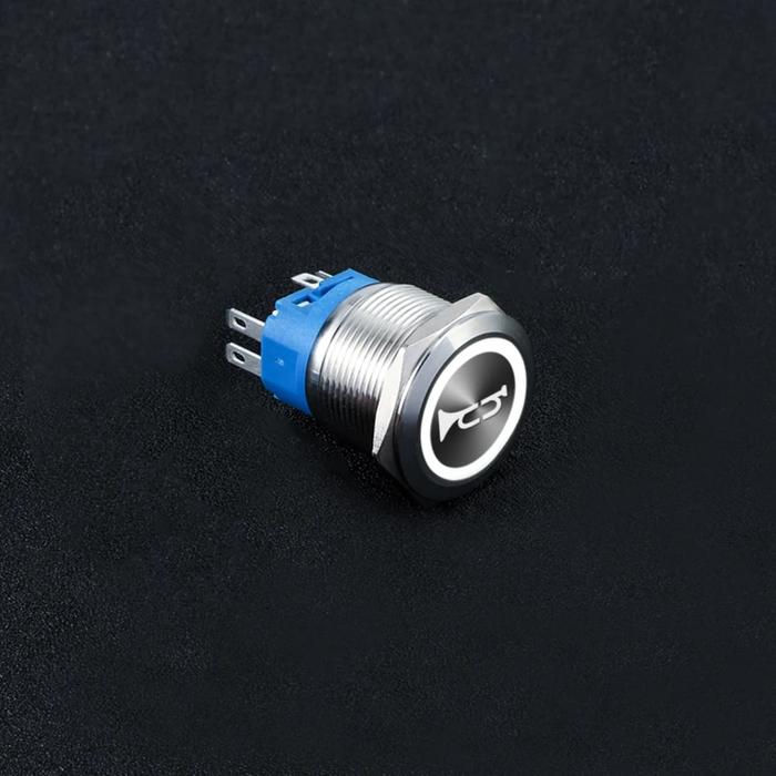 Jual ' 16Mm 19Mm 22Mm Horn Symbol Momentary Push Button Switch Led ...