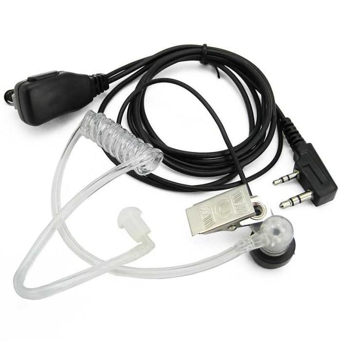 Promo Headset HT WLN FBI Tube Spiral paspampres WLAN Earphone Walkie ...