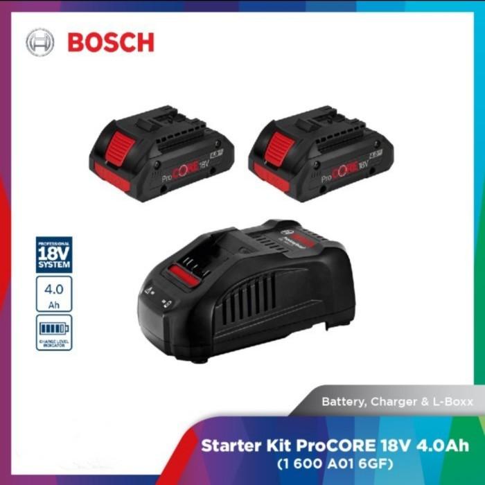 Jual Starter Set ProCORE 18V Bosch 2x Baterai 18V 4.0Ah + 1x Charger 1 Best - Kota Surabaya ...