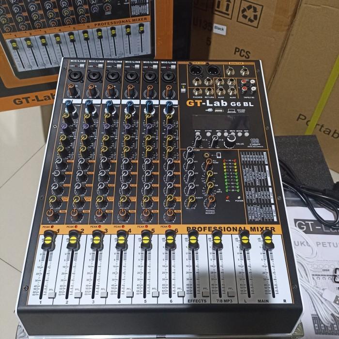 Jual mixer gt lab 6 channel + compressor original - Kota Malang - Musik ...