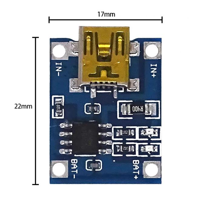 Jual TP4056 1A 5V to Lithium Battery Charging Modul Cas Baterai USB ...