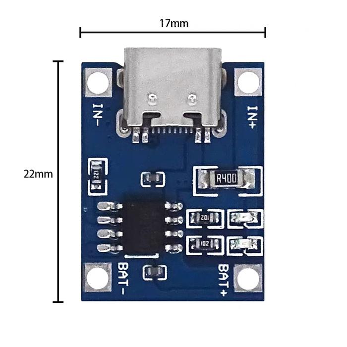 Jual TP4056 1A 5V to Lithium Battery Charging Modul Cas Baterai USB ...