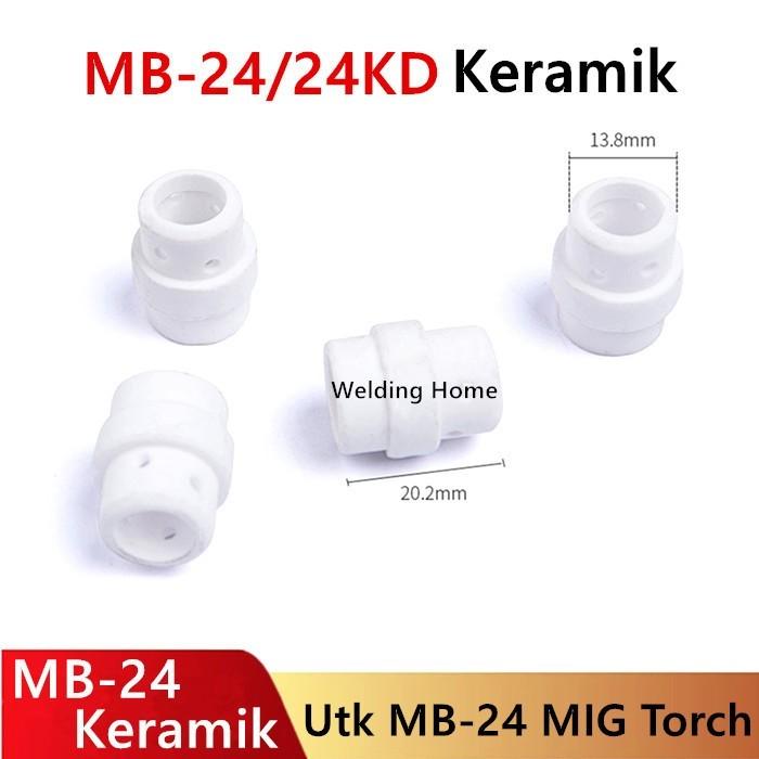 Jual MB24 Keramik Ceramic Gas Diffuser Untuk MB-24 MIG CO2 Welding ...