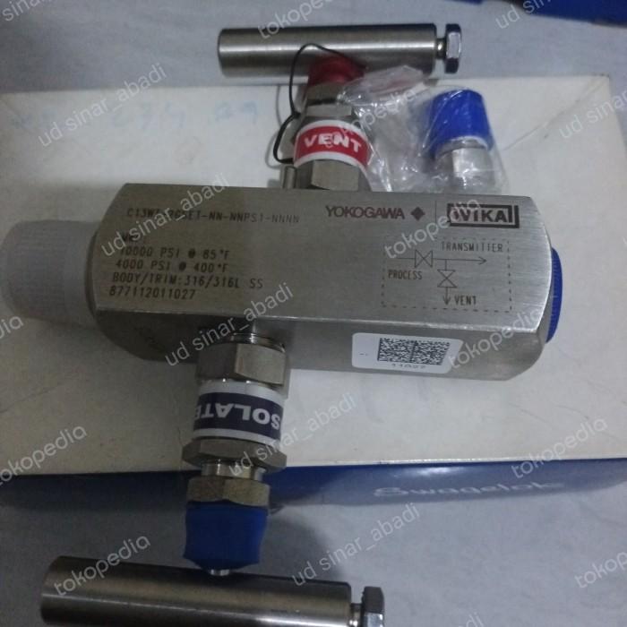 Jual manifold valve 2 way yokogawa/wika 1/2 mnpt x 1/2 fnpt 10000psi s Best - Kota Surabaya ...