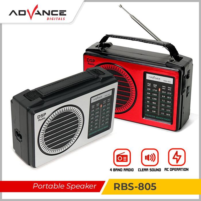 Jual RBS-805 Radio Multifungsi FM Full Band Pemutar Portabel Rumah Luar - Jakarta Pusat ...