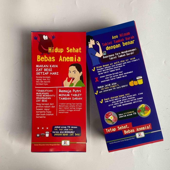 Jual Flyer Anemia, Brosur Anemia, Media Promkes, Kesehatan, Leaflet Anemia, - Jakarta Timur ...