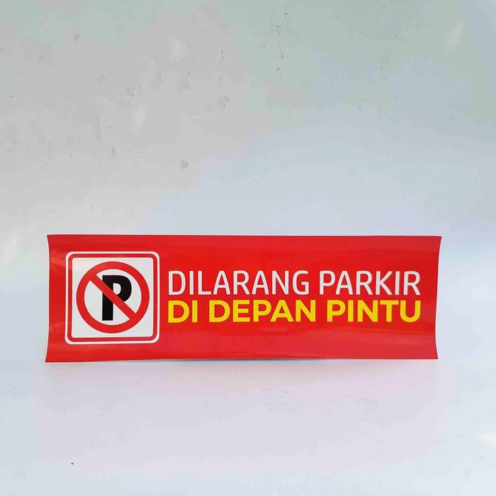 Jual Stiker Dilarang Parkir. Stiker Larangan Parkir, Sticker Rambu ...