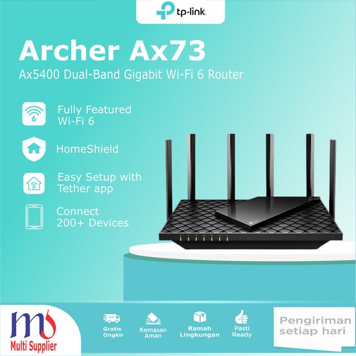 Jual TPLINK Tp-link Archer AX73 AX5400 Dual Band Gigabit WiFi 6 Router - Jakarta Selatan ...