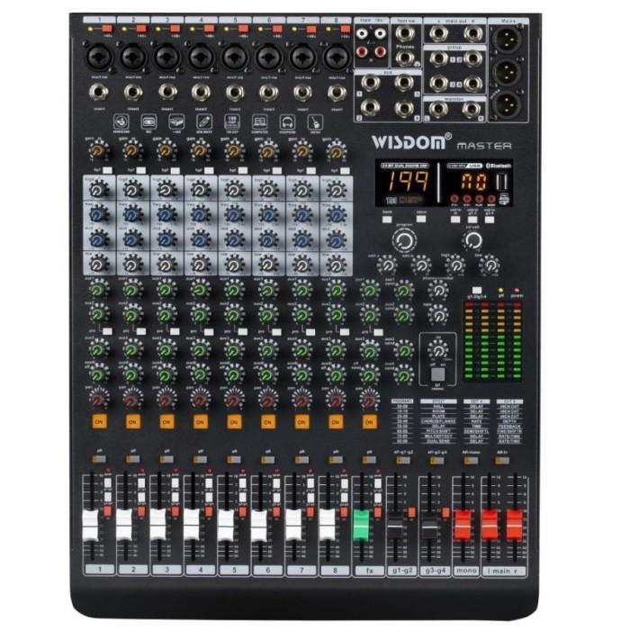 Jual Wisdom Master 8 / Master8 Channel Mixer Audio dengan Bluetooth ...