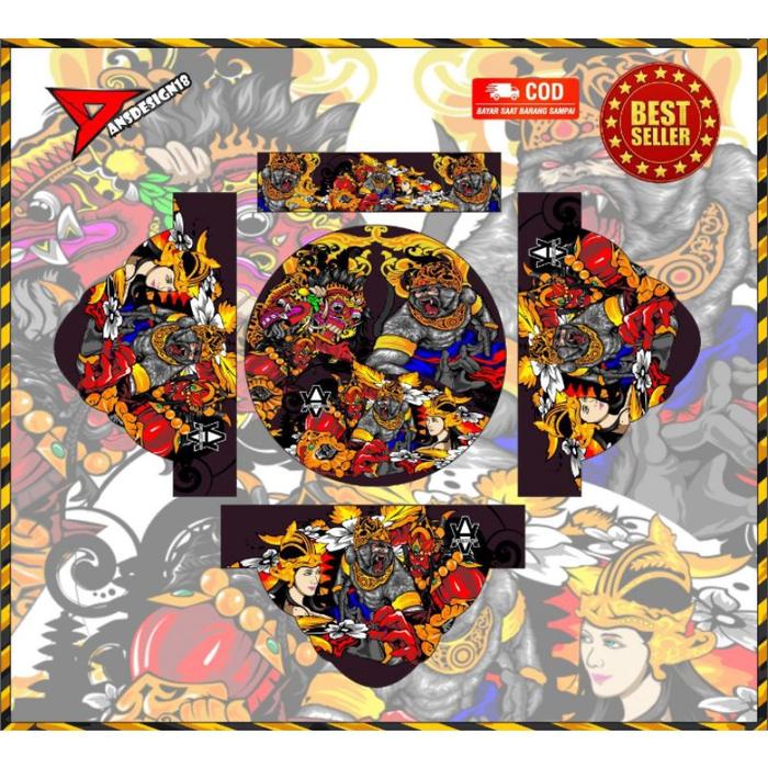 Jual Stiker Decal Tebok sangkar Pleci barong 3D kayu atau Pvc (STIKER ...