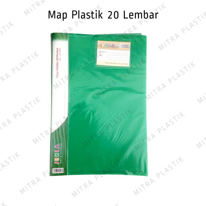 Jual New Map Jenia Map Clear Holder 20 Map Polos Map File Map Folio ...
