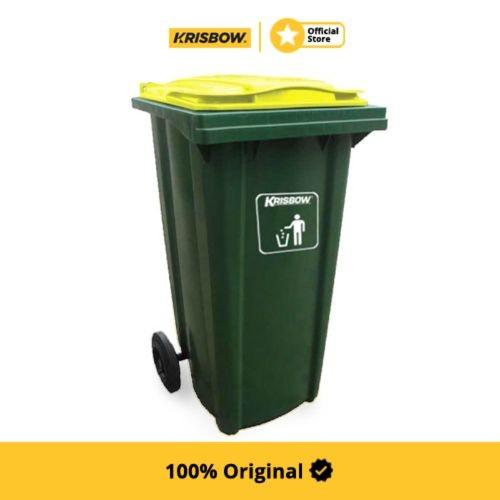 Jual Krisbow 240 Ltr Tempat Sampah Plastik Outdoor Neo - Hijau Kuning ...