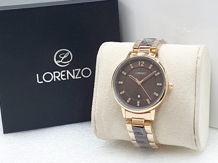 Jual Jam Tangan Wanita Lorenzo 7130 Fashion Branded Stainles Original ...